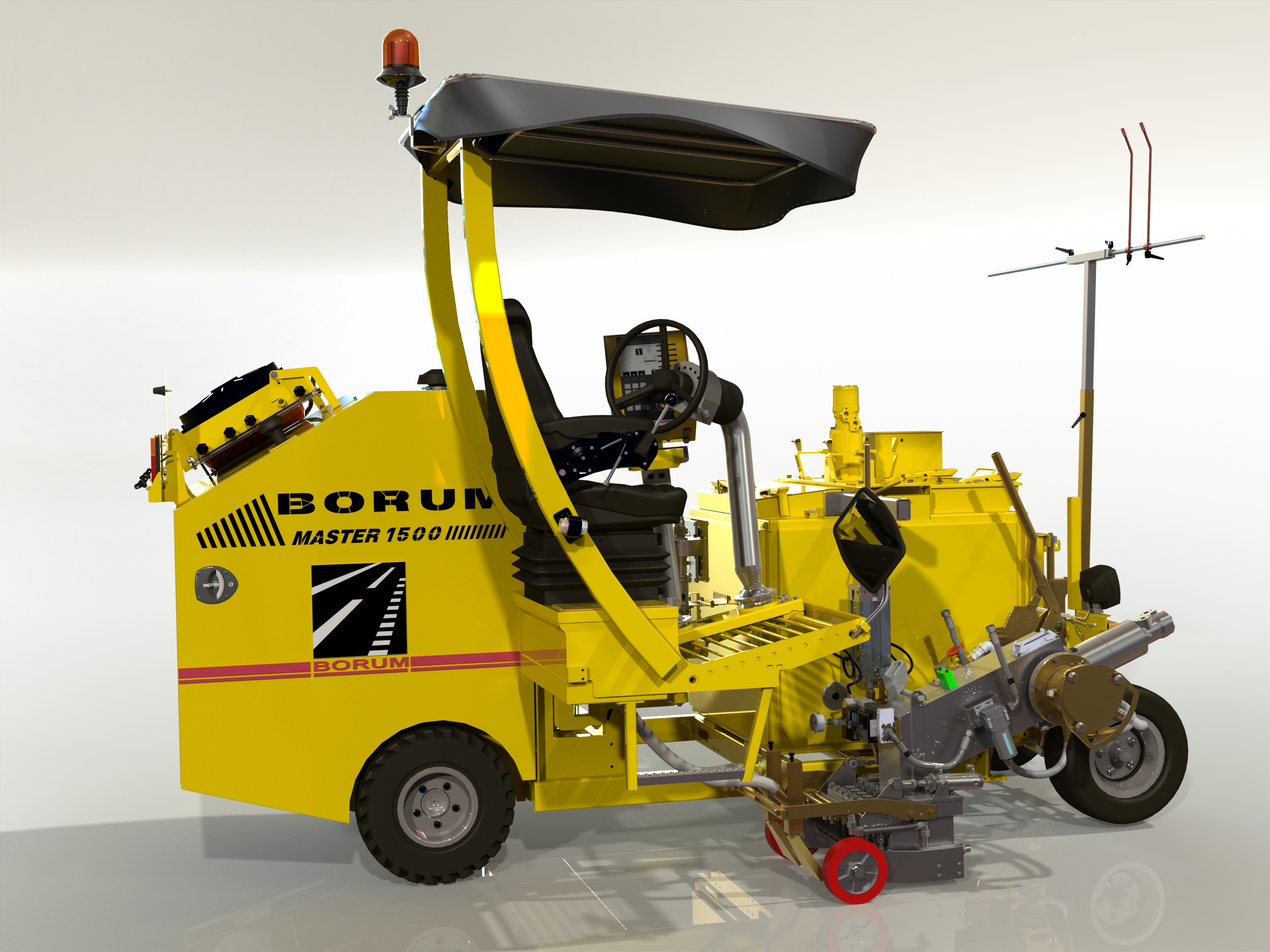 Borum machines for main roads