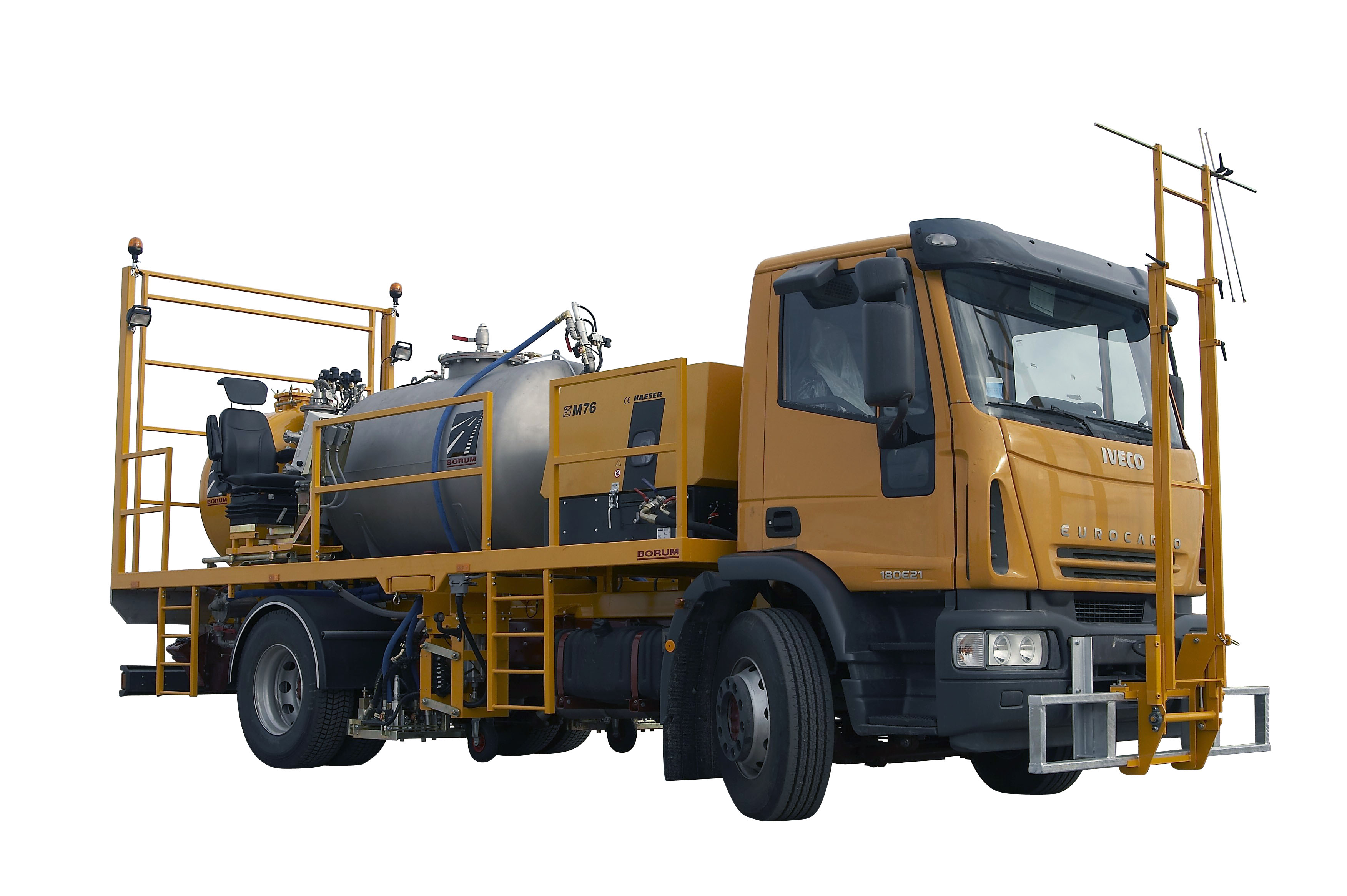 Borum line marking machine. Best-in-class. High reliability.